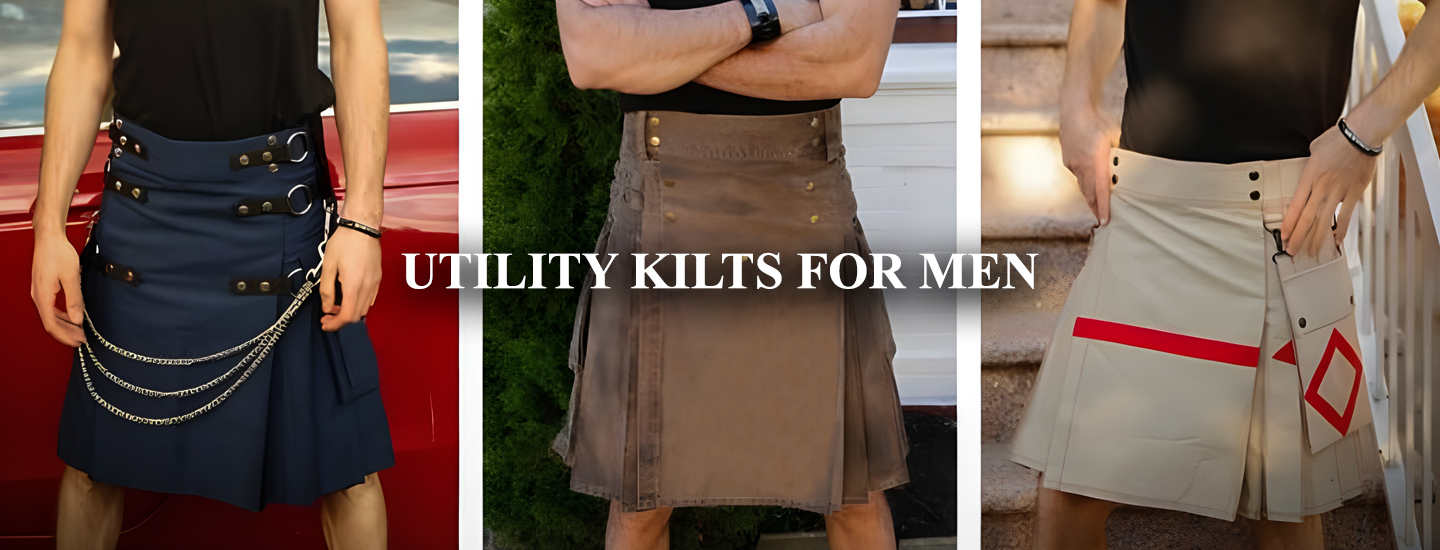 Stylish Modern Utility Kilts for Men | Shop Now – Kilt Box Shop